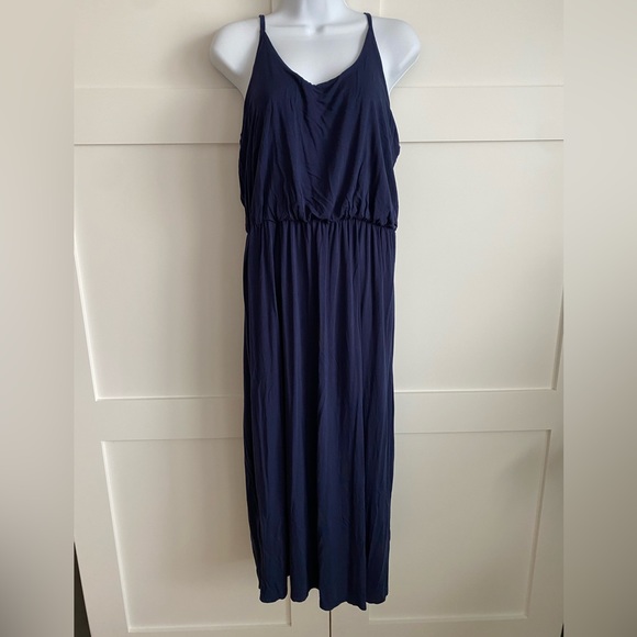 Olivia Rae | Dresses | Olivia Rae Navy Midi Dress | Poshmark